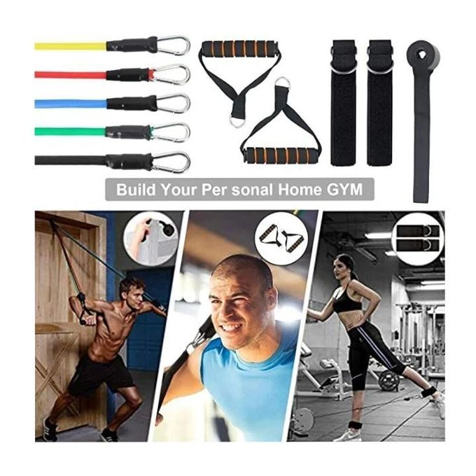 Shop 11pcs Resistance Band Fitness Set – Full Body Home Workout ...