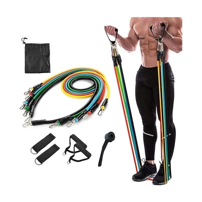 Shop 11pcs Resistance Band Fitness Set – Full Body Home Workout ...