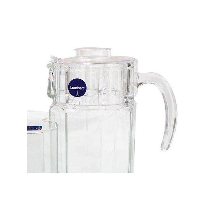 Shop 6 Pieces Of Juice Glasses Cups And 1 Jar Water Set