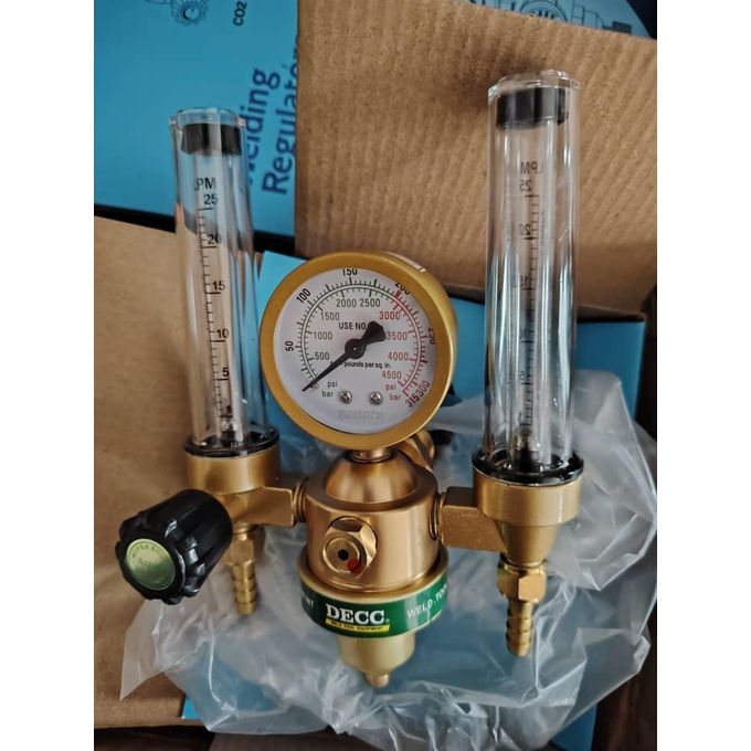Shop DECC New excellent copper body dual flow dual regulation gas argon ...