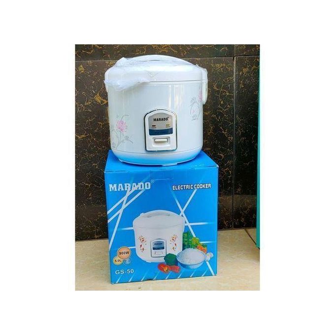 Shop Electric Rice Cooker - 5Litres- White,Black