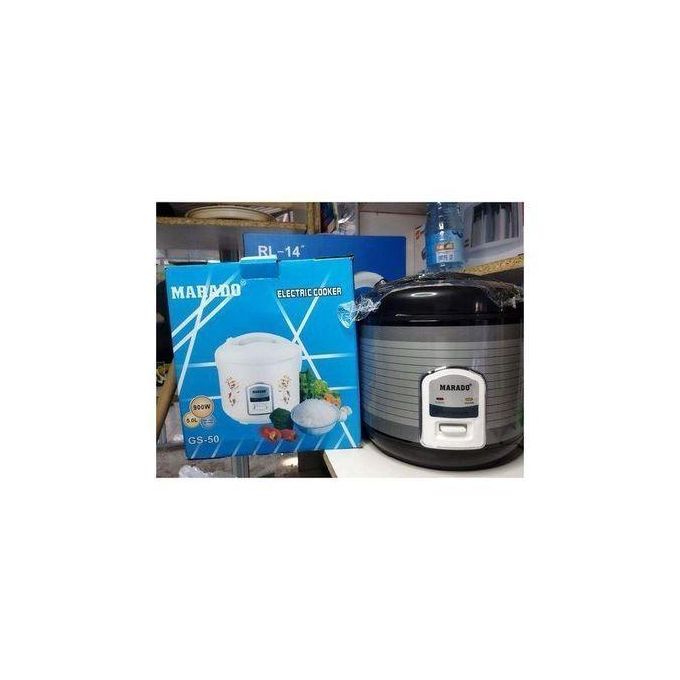 Shop Electric Rice Cooker - 5Litres- White,Black