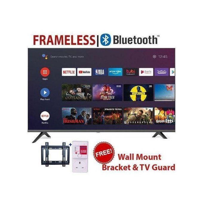 Shop 32 Inch HDR LED Smart Android Tv ,Flameless,Free to