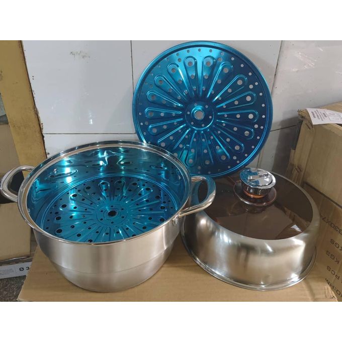 Shop 3 Tier Cooking Pot Non Electric Steamer For Steaming Local Food ...