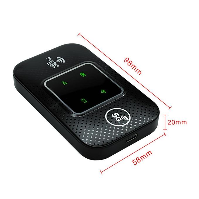 Shop Portable 4G/5G MiFi Device with LCD Monitor- Open To All SIM Cards ...